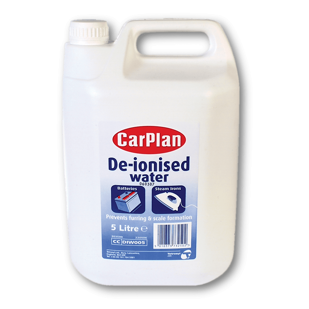 CARPLAN DE-IONISED WATER 5L | Tetrosyl Ireland Trade Portal